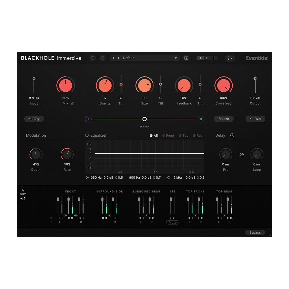 Blackhole® Immersive Plugin for Atmos and Surround Mixing | Eventide – Eventide