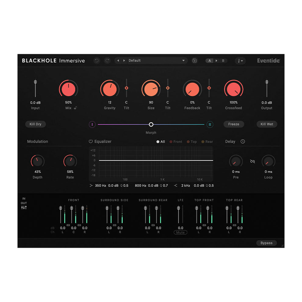 Blackhole® Immersive Plugin for Atmos and Surround Mixing | Eventide – Eventide
