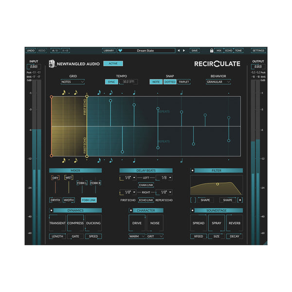 Recirculate, Echo Delay Plugin VST for Mixing Audio | Newfangled Audio ...